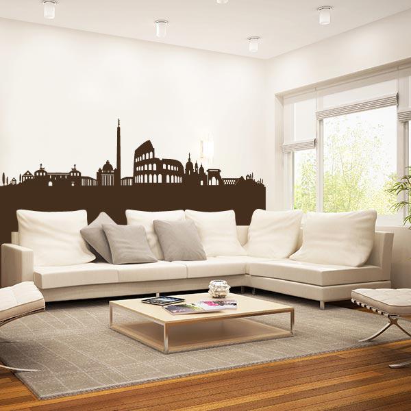 🥇 Decorative vinyl Rome Skyline 🥇