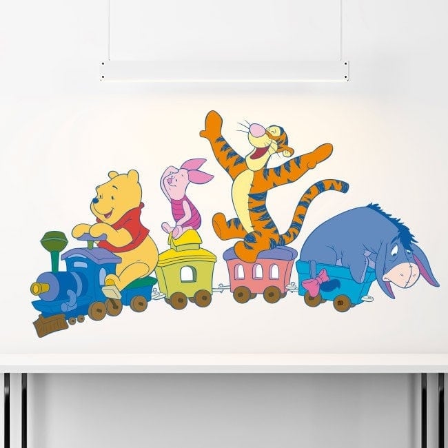 🥇 Children's vinyl train Winnie The Pooh 🥇