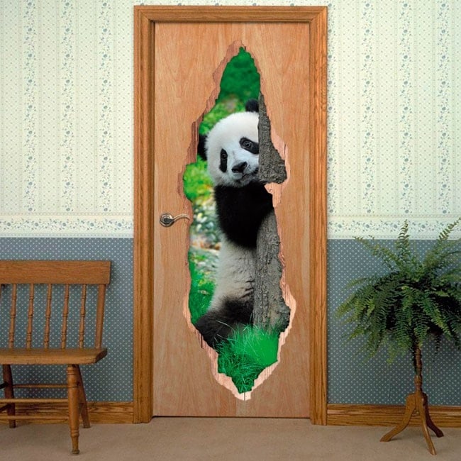 🥇 Vinyl doors bear Panda 3D 🥇