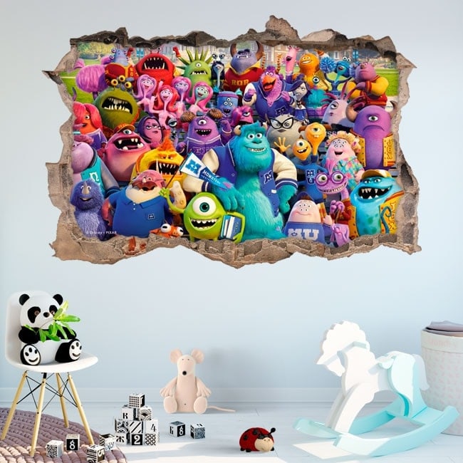 🥇 Wall stickers monster university 3D 🥇