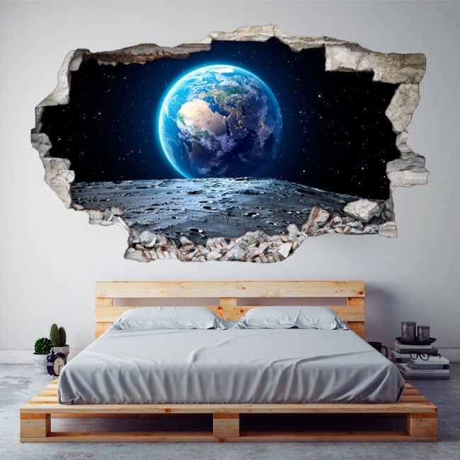 🥇 Decorative vinyl earth planet 3d 🥇