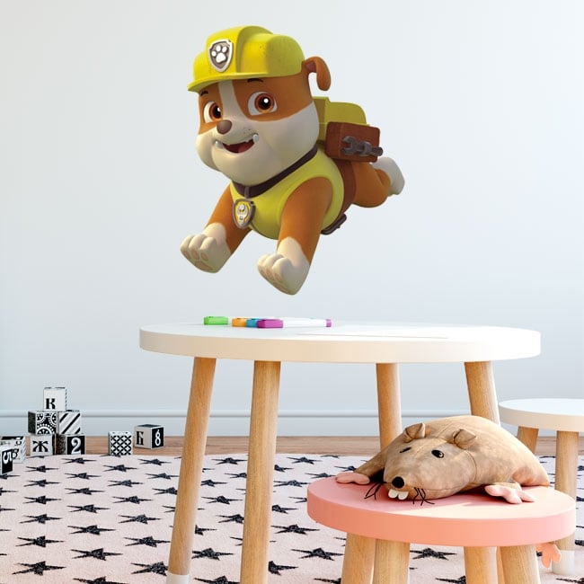 🥇 Vinyl and stickers rubble the paw patrol 🥇