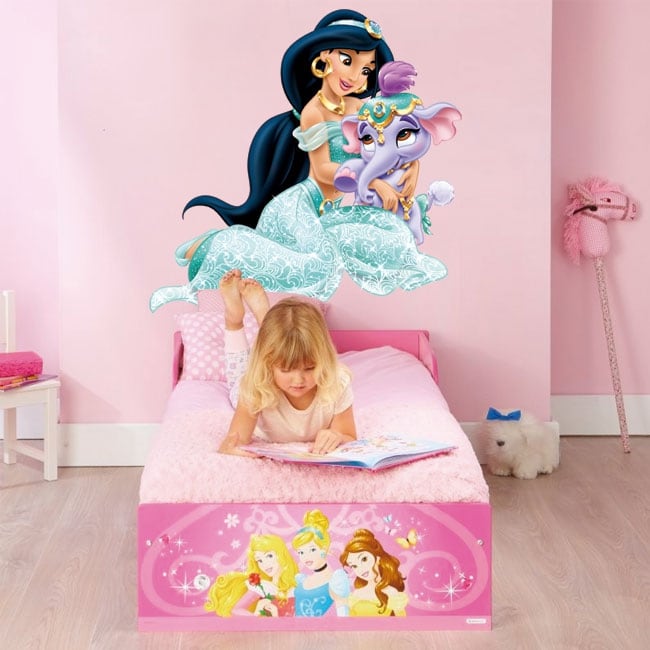 🥇 Vinyl children or youth princess jasmine and elephant 🥇