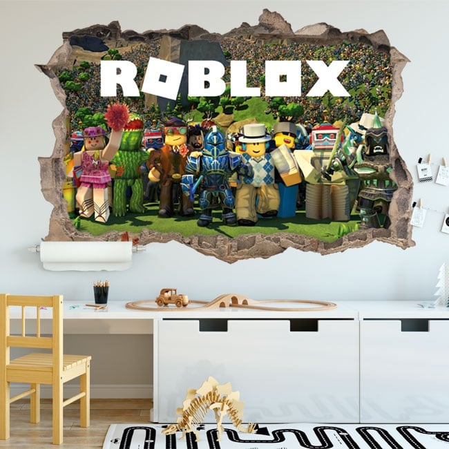 🥇 Vinyl stickers videogame roblox 3d 🥇