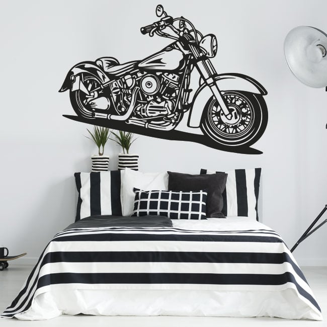 🥇 Vinyls and stickers harley davidson motorcycle 🥇