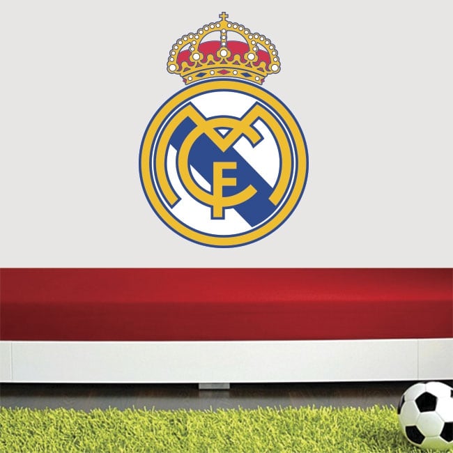 🥇 Vinyl and stickers real madrid shield 🥇
