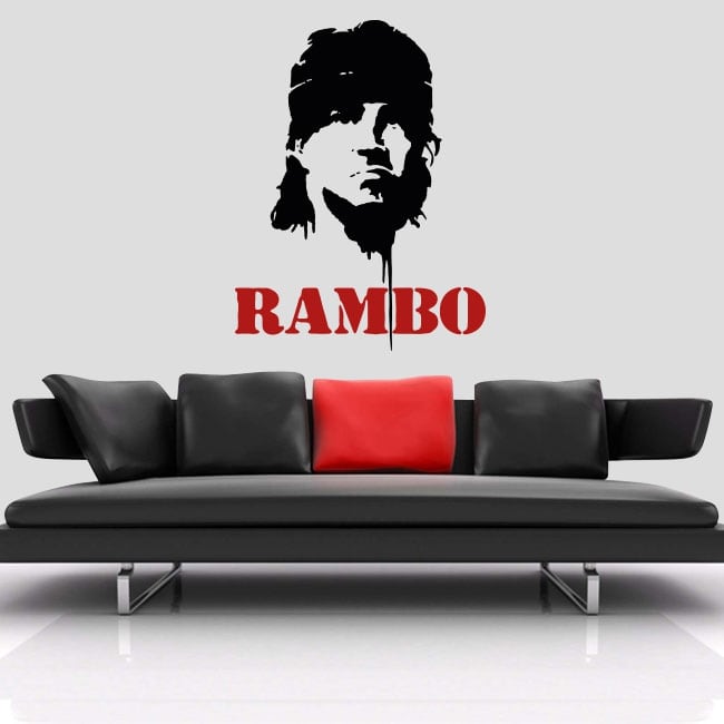 🥇 Vinyl and stickers sylvester stallone rambo 🥇