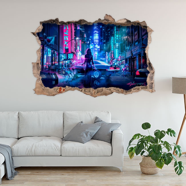 🥇 Cyberpunk 3d adhesive vinyl 🥇