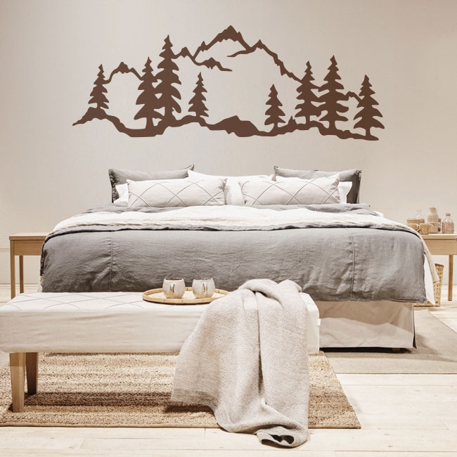 Mountain wall stickers store