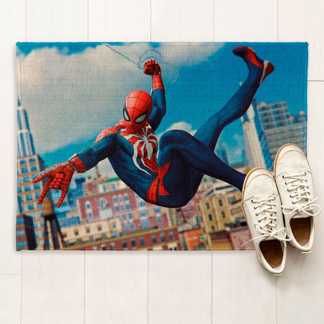 🥇 Spider-man marvel printed rugs 🥇
