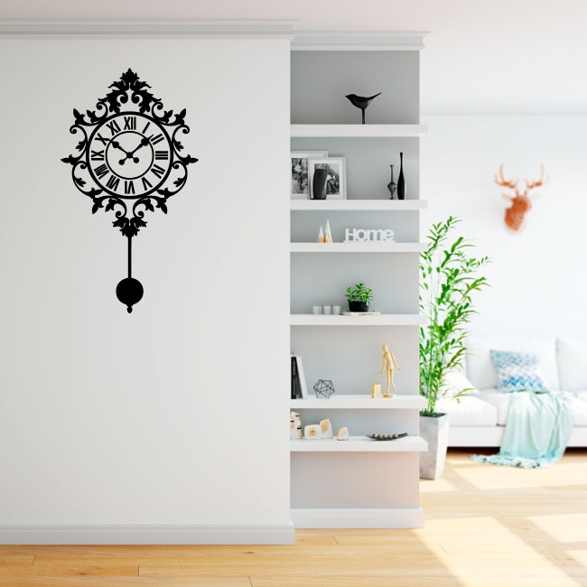 Vinyl Wall Decal Clock
